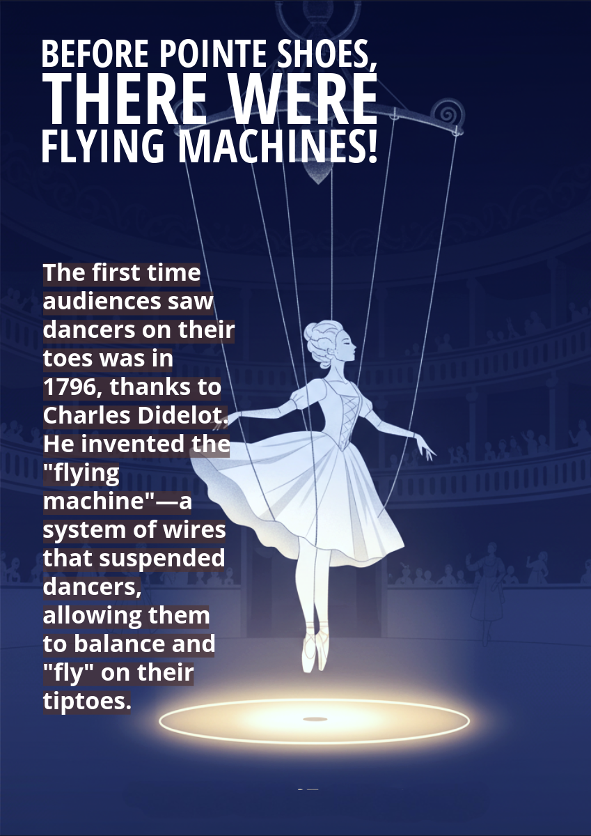 The fascinating history of ballet pointe shoes